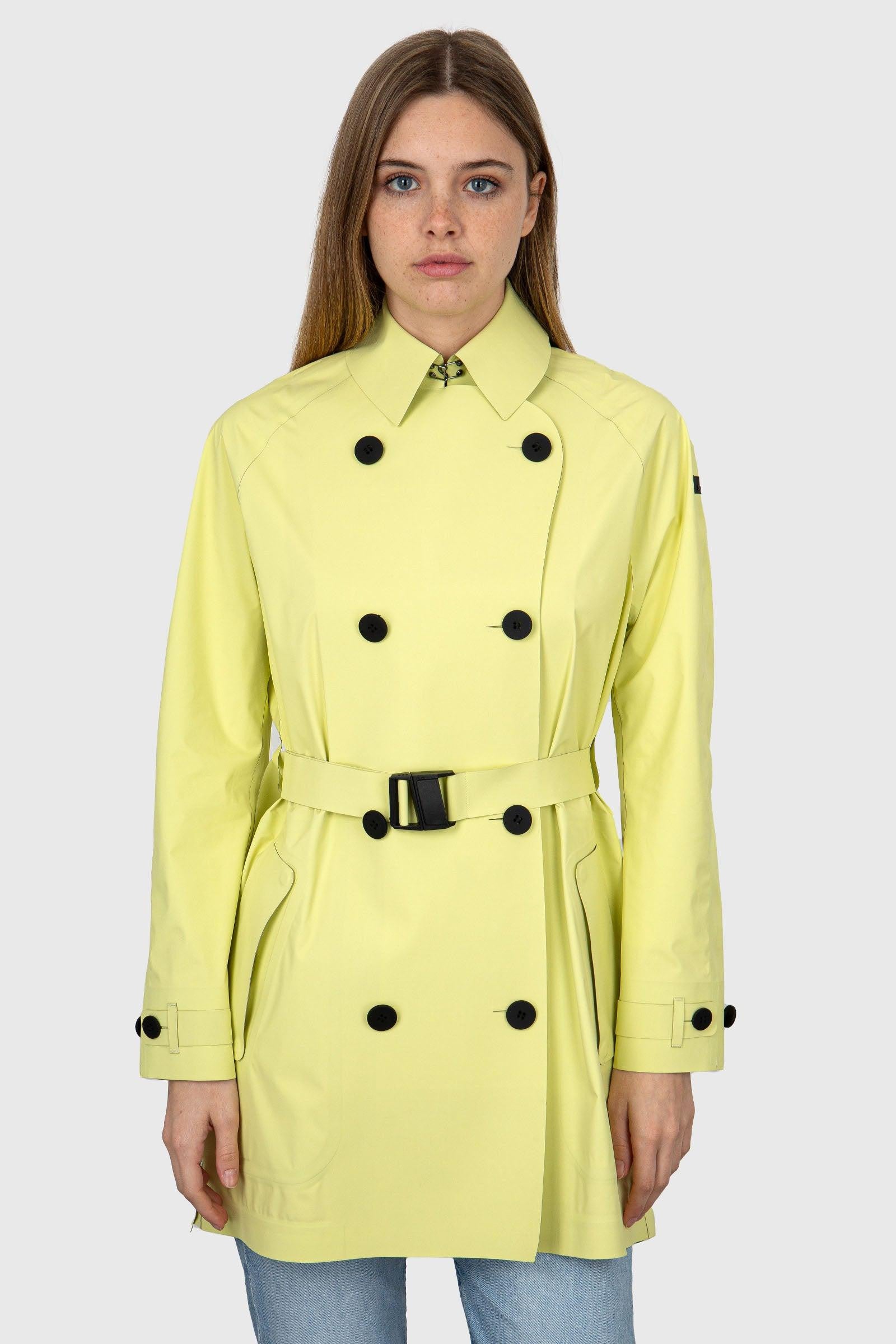 RRD Tech Pack Trench Sintetico Giallo Donna | Offporter.com su Progetto ...
